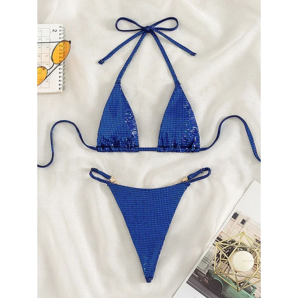 Mini Micro Thong Bikini - Sexy Diamond Two-Piece Set | Sunnybikinis