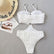 Smocked Popcorn Cutout Monokini One Piece Swimsuit - Sunnybikinis